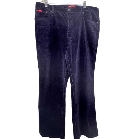 Chaps | Pants & Jumpsuits | Vintage Chaps Denim Red Tag Purple Corduroy ...